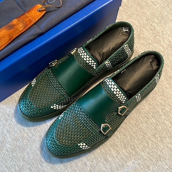 Marc Nolan | Shoes | Nwt Marc Nolan Kyler Seaweed Monkstrap Leather ...
